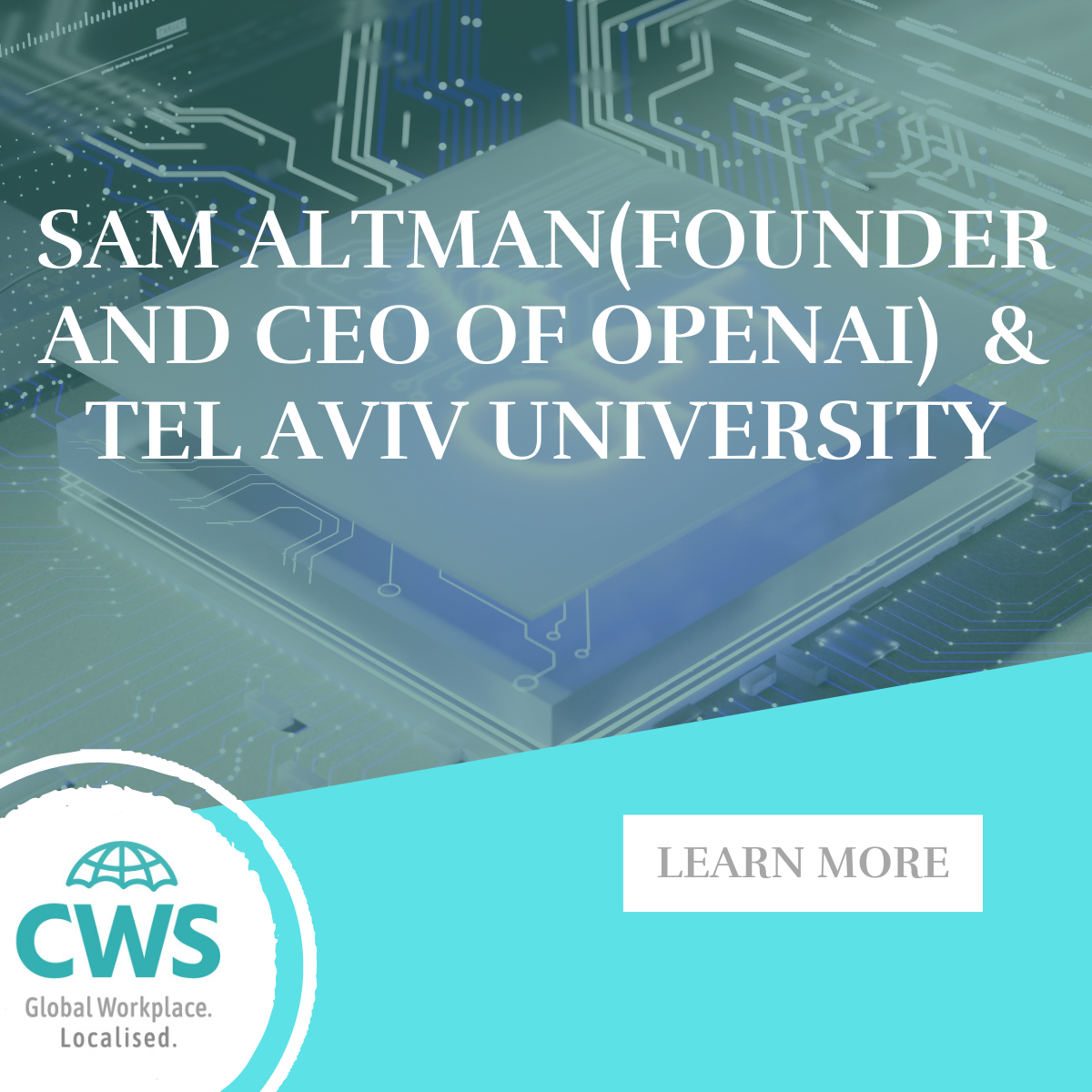 Sam Altman and Tel-Aviv University - CWS ISRAEL - Contingent Workforce ...